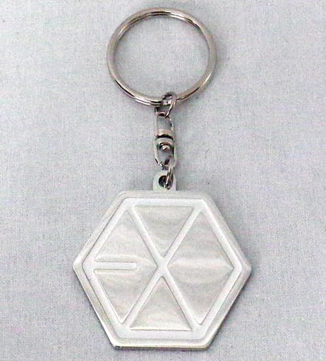Keychain Mascot (Male) EXO Original Logo Key Holder (White) 「 EXO-L ...