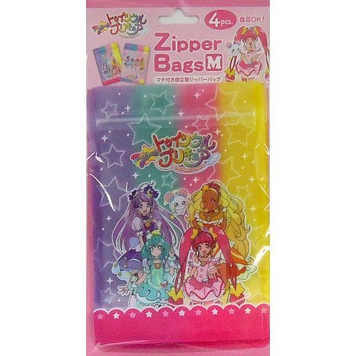 Household goods (Character Kuta) Sparkling Zipper Bag M (4 Pieces ...