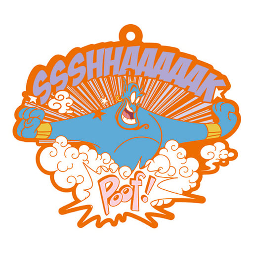 Key Holder Mascot (Character Actor) The Genie (Poof!) "Aladdin Rubber ...