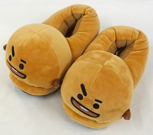 Household goods (male) SHOOKY (Sugar) BT21 Plush toy Slippers "LINE ...