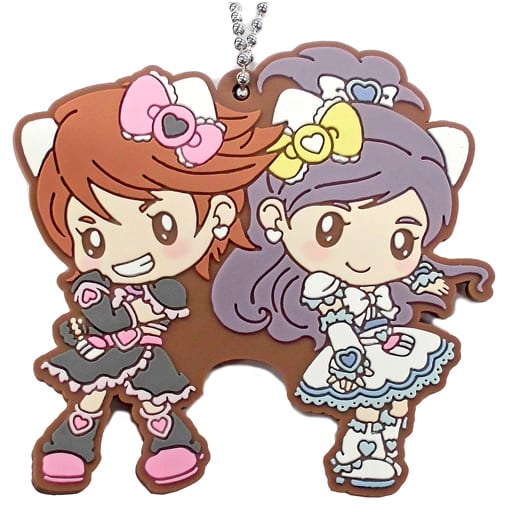 Cure Black & Cure White 「 Pretty Cure x Hello Kitty Special Rubber Set ...