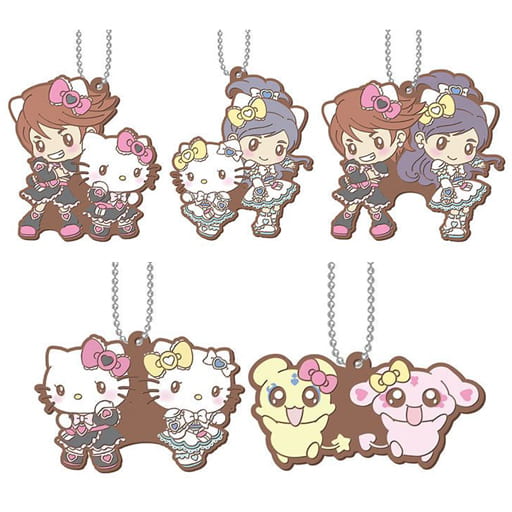 5-Type Set "Pretty Cure x Hello Kitty Special Rubber Set" | Goods ...