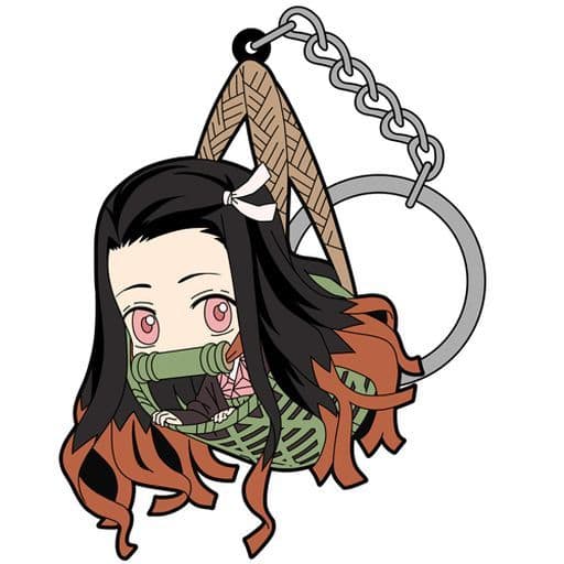 Nezuko Kamado Basket Ver. Tsumamare Key Holder 「 Demon Slayer: Kimetsu ...