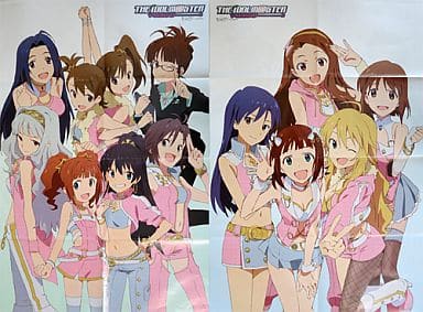Poster Member Set Double-sided Poster "idol Master" Megami Magazine ...
