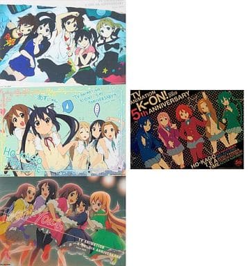 A4 Clear Poster Set after school tea time A "Ichiban KUJI K-on! 5th ...