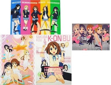 A4 Clear Poster Set After School Tea Time B "Ichiban KUJI K-on! 5th ...