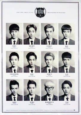 Poster (Male) Poster EXO (face front) "CDXOXO (Kiss & Hug) Korean ...