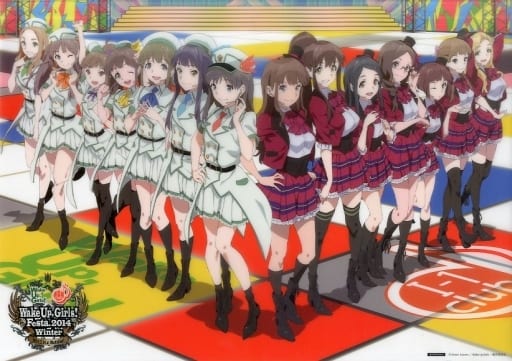 A3 clear poster key visual "Wake Up. Girls! Festa. 2014 Winter ～ Wake ...
