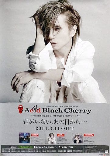 B2 Announcement Poster Acid Black Cherry "CD You are gone from the day." | Goods / Accessories ...