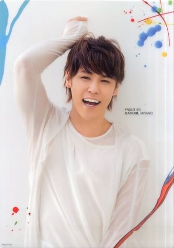 A3 clear poster Mamoru Miyano "CD FRONTIER" Toranoana first come ...