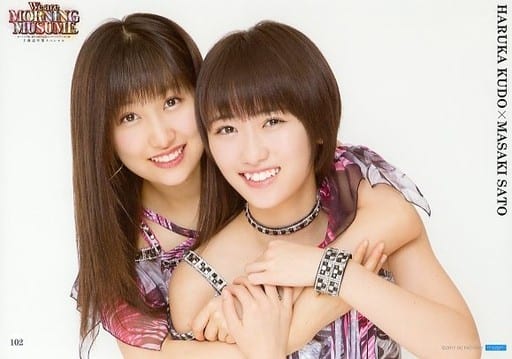 Poster (female) Collection Pinup Poster Part-4 No. 102 Haruka Kudo & Yuki Sato (Morning Musume ...