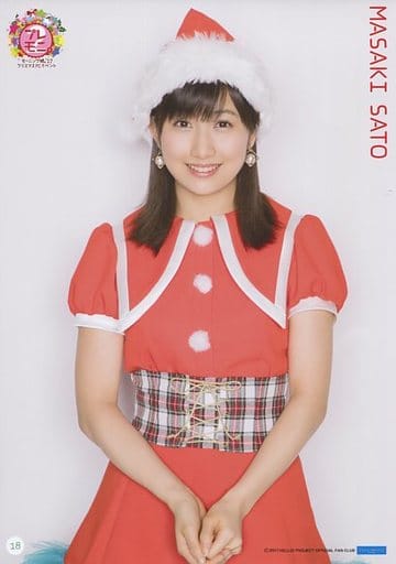 Collection Pin-up Poster No. 18 Yuki Sato "Morning Musume' 17 Christmas FC Event ~ プレモニ 2 ...