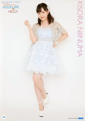 Collection Pinup Poster No. 43 Kisora Niinuma (Tsubaki Factory) "Hello! Project 20th Anniversary ...