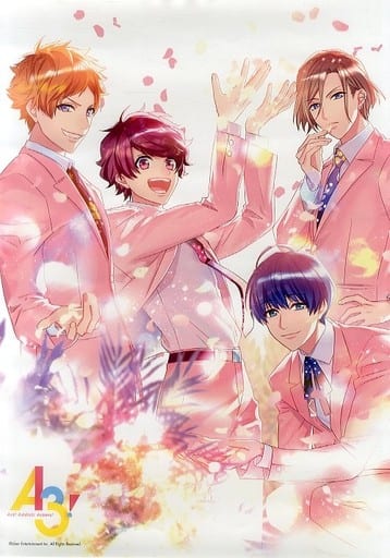 B4 mini poster package illustration "A3! (A3) 1st Anniversary Book ...