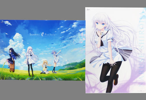 A2 Clear Poster Set (2-Pack) Main Visual & Naruse Shiro "Summer Pockets ...