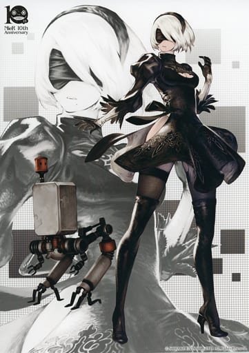 B5 Correctable Poster 2B "Nier Game Series 10th Anniversary KUJI" G ...