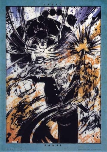 A3 Ink-Style Drawing Poster Sanji & Jabra "Ichiban KUJI ONE PIECE ...
