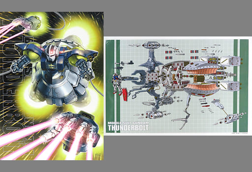 A2 Clear Poster 2-Pack Perfect Geoung & Perfect Gundam "MOBILE SUIT ...