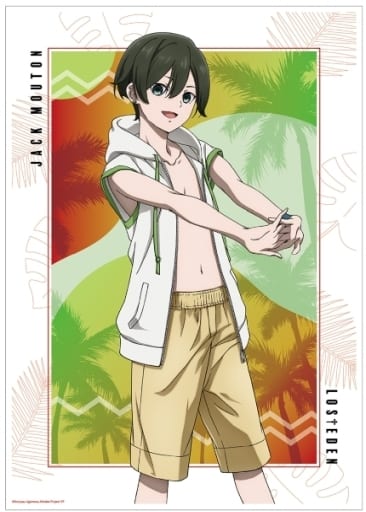 A3 mat finish poster Jack Moutton (swimsuit ver.) drawing illustration ...