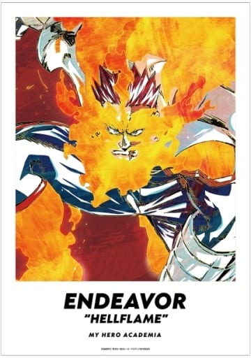 A3 Matte Finish Poster Endeavor Ani-Art 5th "MY HERO ACADEMIA" | Goods ...