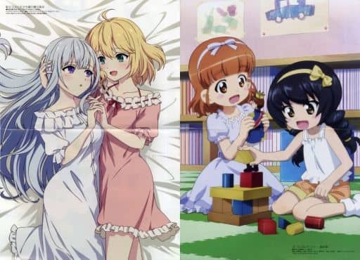 Poster Double-sided A3 pinup poster (folded in two) Anisphia Win パレッティア ...