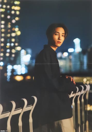 Big Size Double-sided A3 Pin Up Poster (Two Fold) Ju Tanaka (SixTONES) steady. (Steady.) May ...