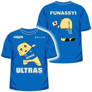 Funassyi T-Shirt Blue L Size 「 Funassyi x Ultra 」 | Goods / Accessories ...