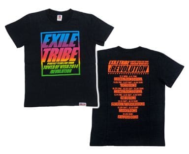 Exile Tribe THE REVOLUTION Tour T-Shirt black XS size "Exile Tribe ...
