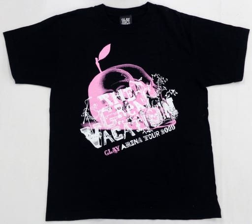 Glay T-Shirt Black M Size "GLAY ARENA TOUR 2009 THE GREAT VACATION ...