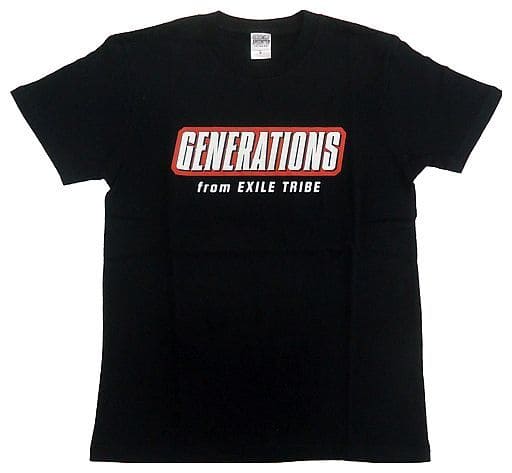 T-Shirt (Male idol) Generations Shirt black L size "GENERATIONS LIVE ...