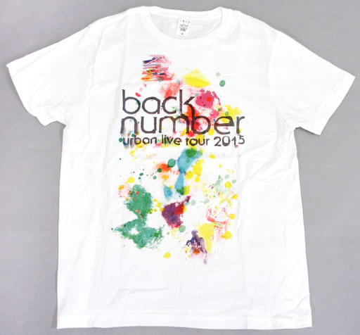 Back number Paint Logo T-Shirt White S Size "Urban Live Tour 2015 ...