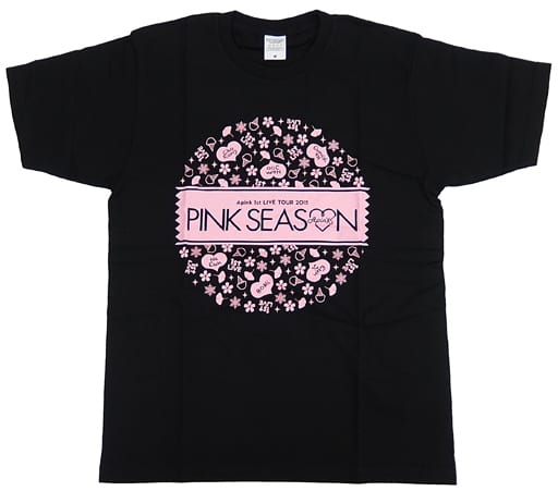 Apink T-Shirt Black S Size "Apink 1st LIVE TOUR 2015 ~ PINK SEASON ...