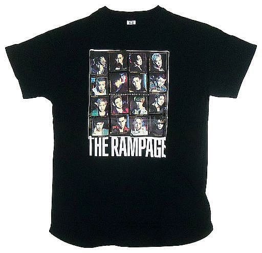 THE RAMPAGE BIG photo T-shirt black "THE RAMPAGE LIVE TOUR 2017-2018 ...