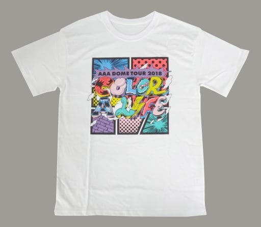 AAA T-Shirt White M Size "AAA DOME TOUR 2018 COLOR A LIFE" | Goods ...
