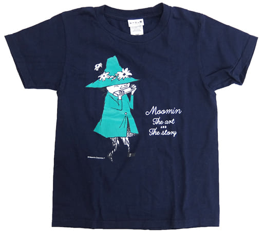 Snufkin T-Shirt Black Kids 140 Size "Moomin Exhibition THE ART AND THE ...
