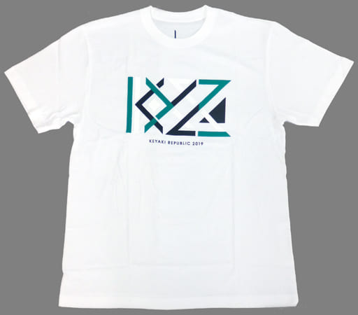 T-Shirt (Female idol) Keyakizaka46 T-Shirt KYZ White S Size "Oak ...