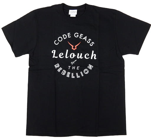 CODE GEASS: Lelouch of the Rebellion ver. Official T-shirt black L size ...