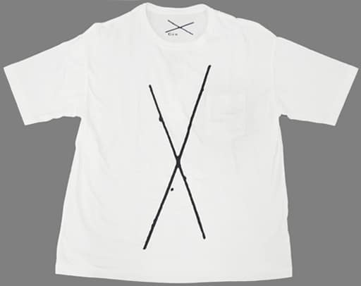 Gen Hoshino "X (Kiss)" Tee, white M size "Gen Hoshino x Okuboryu x ...