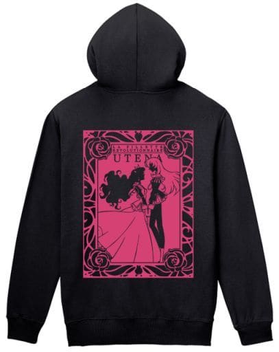 Clothing Utena & Ansei Zipper Hoodie Black Ladies L Size ...