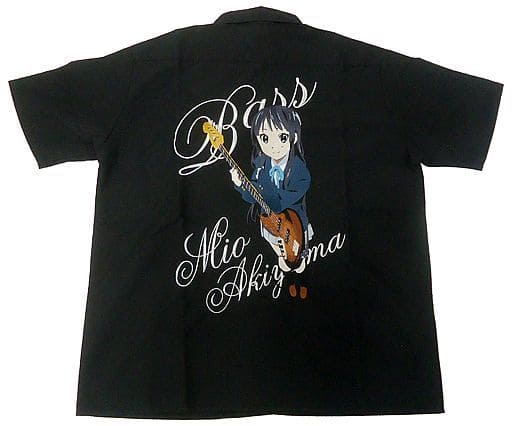 Clothing Mio Akiyama Embroidered Work Shirt Black M Size "K-on!" Event ...