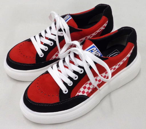 駿河屋 - [破損品/箱欠品] LiSA SUPERB CANDY SNEAKERS(スニーカー) レッド Mサイズ 「LiSA×Candy ...