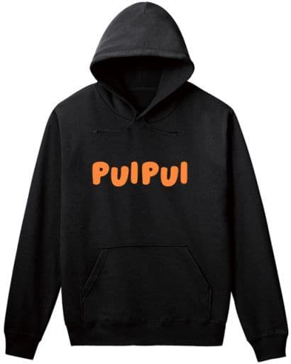 PUI PUI Logo Print Hoodie Black Men's L Size "PUI PUI Molker" | Goods ...