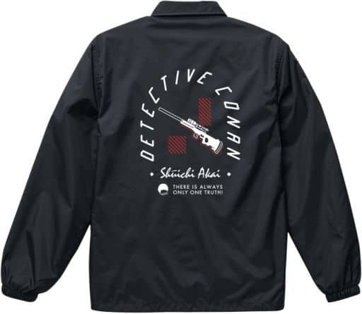 Coach Shuichi Akai Jacket Unisex Black XL Size "CASE CLOSED" | Goods ...