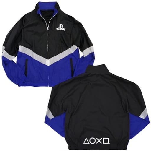 Clothing PlayStation Image Blouson Black x Blue XL Size "PlayStation ...