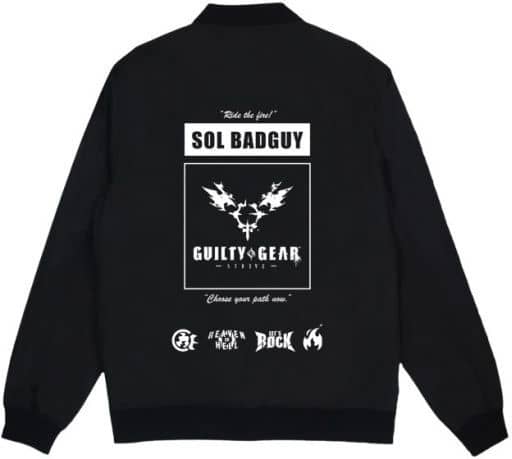 Clothing Sol = Bad Guy Stadium Jacket Black Unisex S size "GUILTY GEAR ...