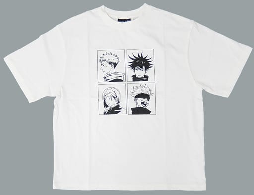 Clothing Kojo & Fushiguro & Kugizaki & Gojo Half Sleeve T-Shirt White ...