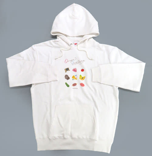 Logo & Motif Hoodie White L Size "Virtual YouTuber Omega Sisters x ...