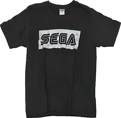 Sega Logo T-Shirt Black & Silver Medium Size "SEGA" Tokyo Game Show ...