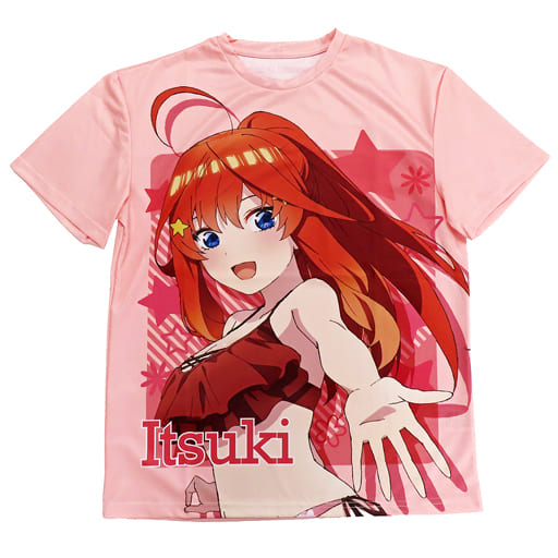 Satsuki Nakano (Swimsuit) T-Shirt Red XL Size "Eiga The Quintessential ...