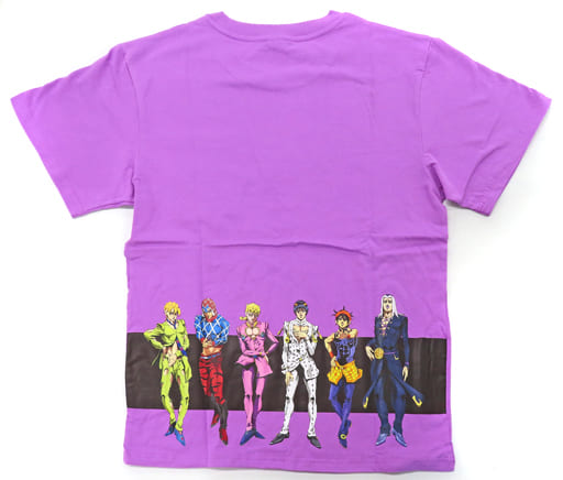 Clothing Golden Wind T-Shirt Purple L Size "JOJO'S BIZARRE ADVENTURE ...